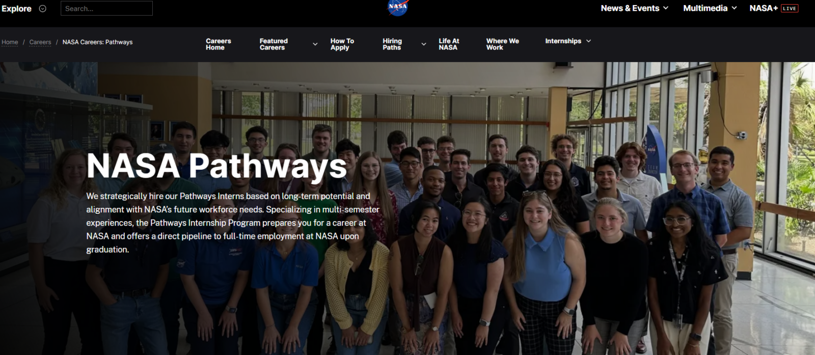 Pathways Programs at NASA - NV NASA Programs Pathways Programs at NASA - NV NASA Programs