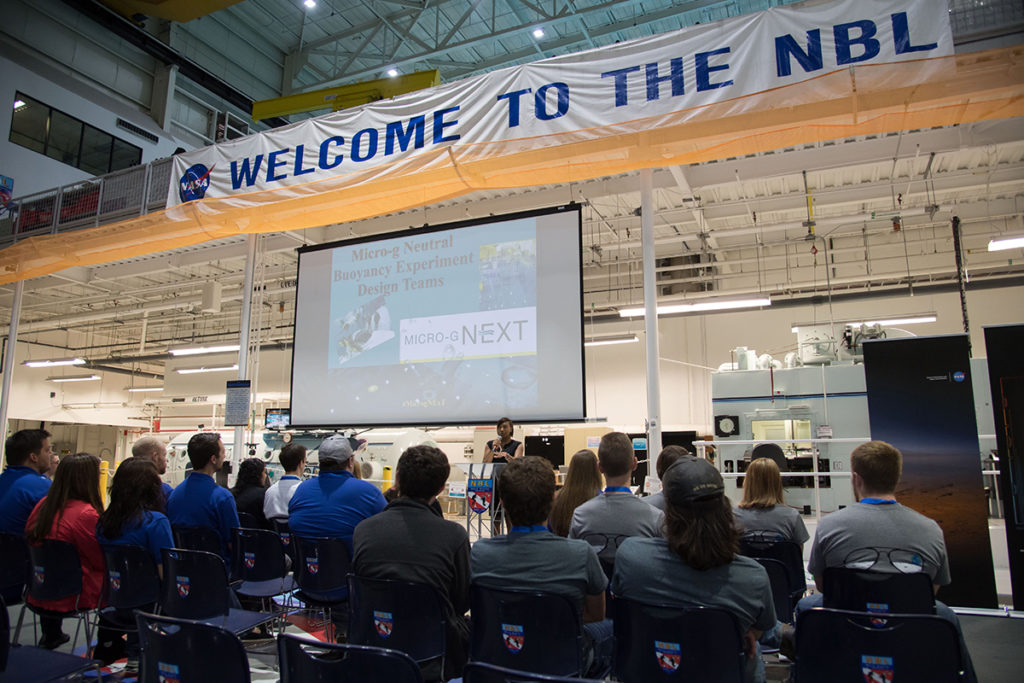 Micro-g Neutral Buoyancy Experiment Design Teams - Nevada Nasa Programs